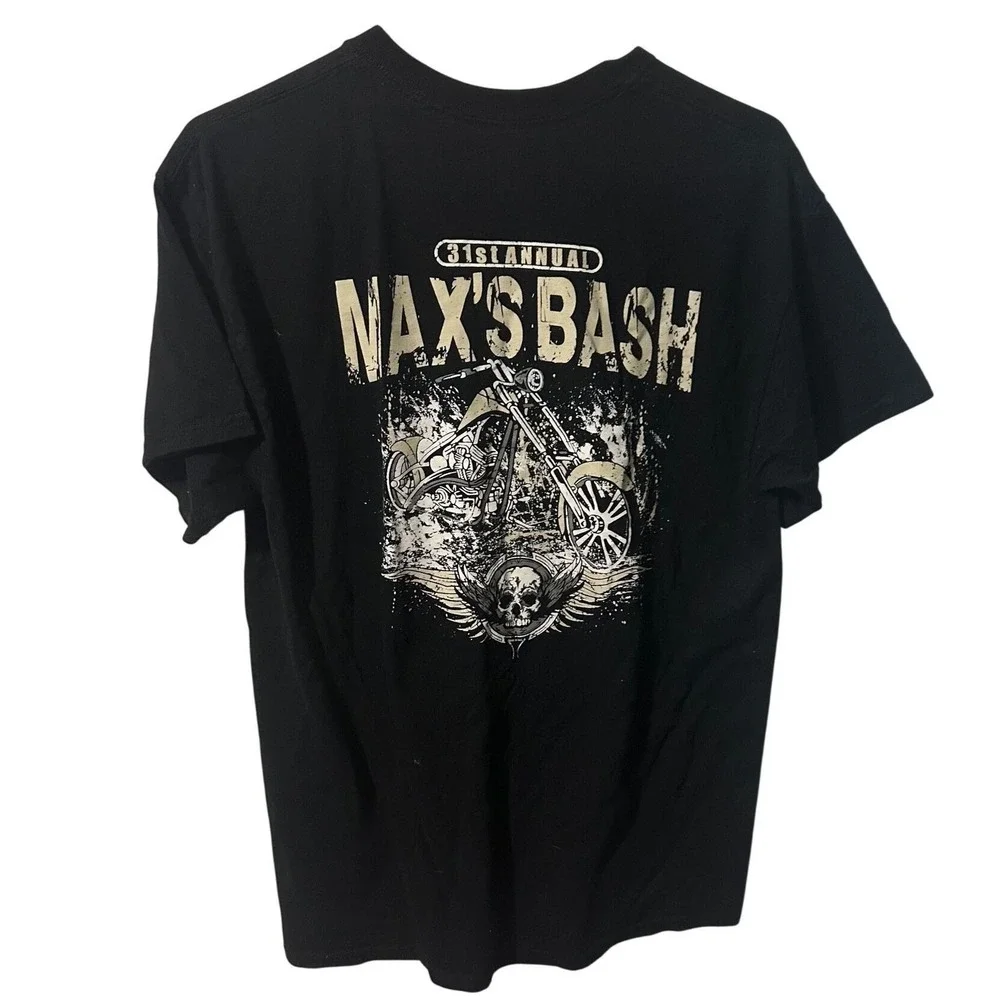 Gildan | Shirts | Gildan Midwest Motorcycle Club Maxs Bash Biker ...